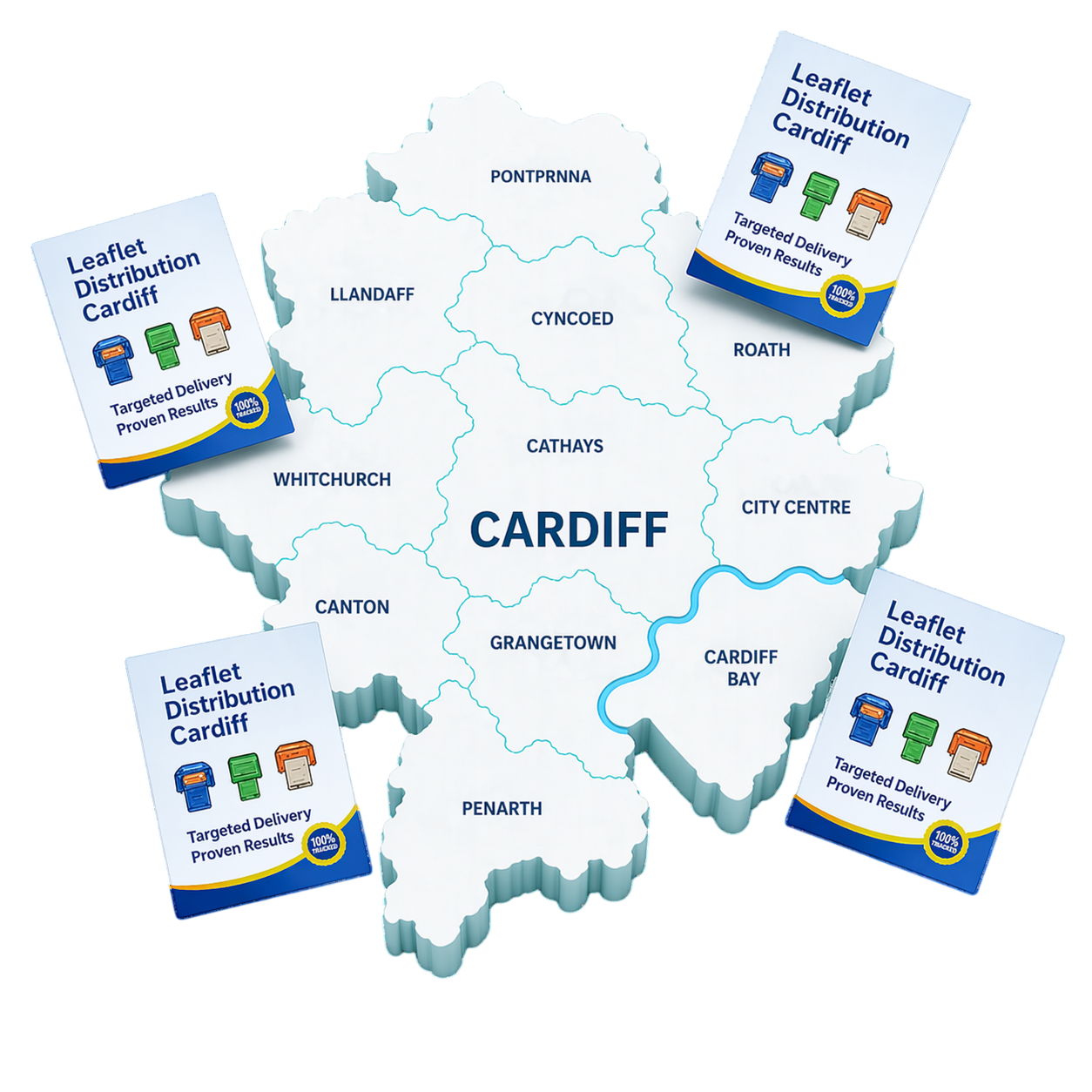 Leaflet Distribution Cardiff - Targeted Door to Door Delivery